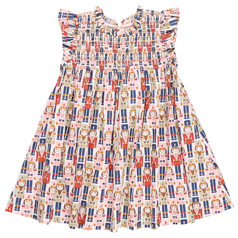 Stevie Dress - Vintage Nutcracker - Blue Leaf Houston