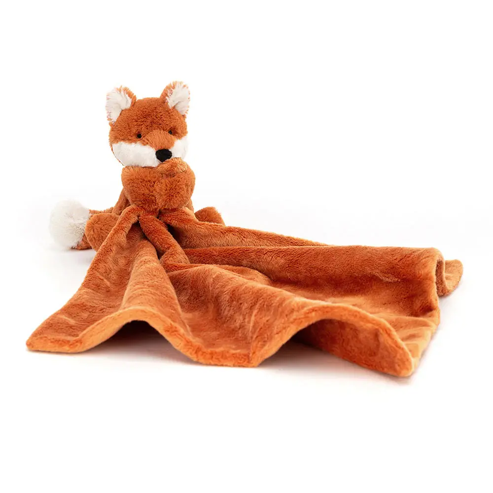 Jellycat Bashful Fox Cub Soother - Blue Leaf Houston