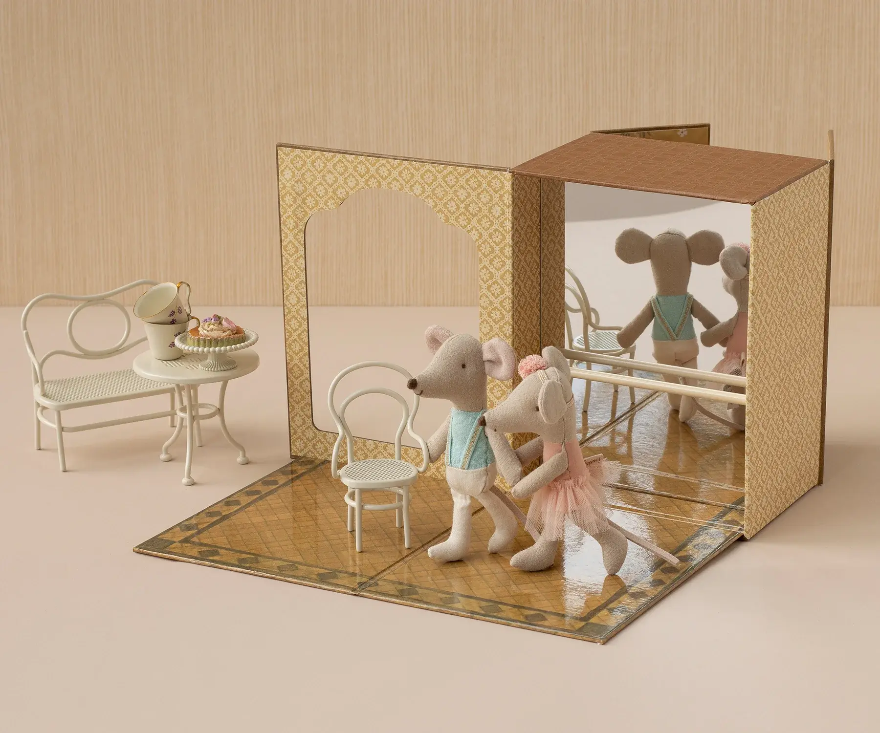 Maileg USA Ballet mice in dance studio, Little Sister and Brother ...
