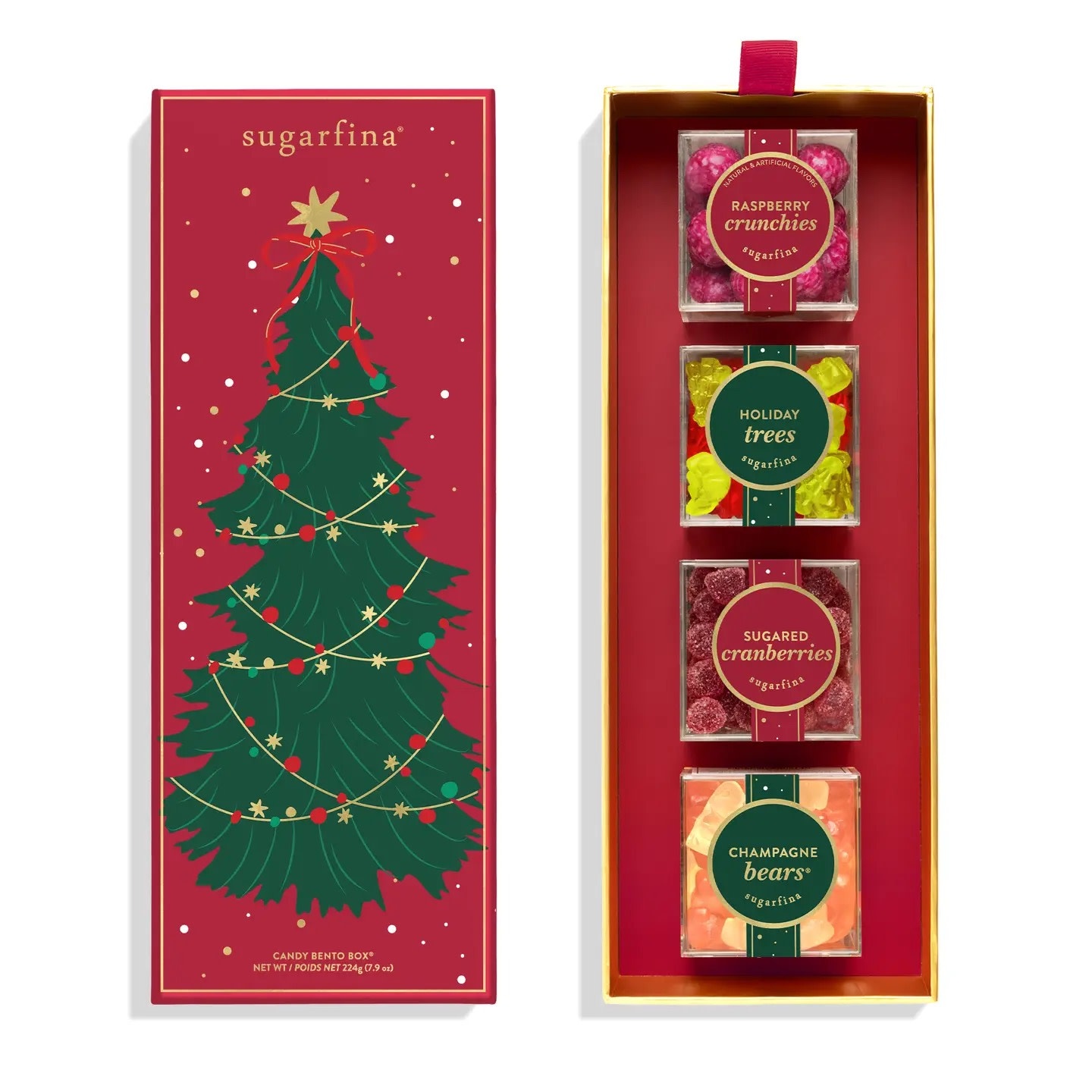 Sugarfina Christmas Tree 4pc Bento Box® (Holiday 2025) - Blue Leaf Houston