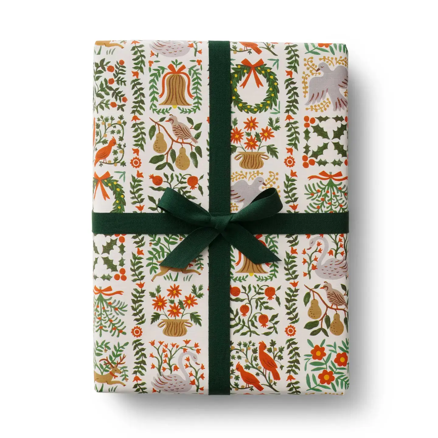 Rifle Paper Company Christmastide Continuous Wrapping Roll - Blue Leaf ...