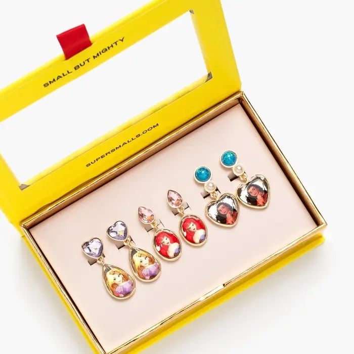 Super Smalls Disney Princess 3-Piece Earring Set - Blue Leaf Houston