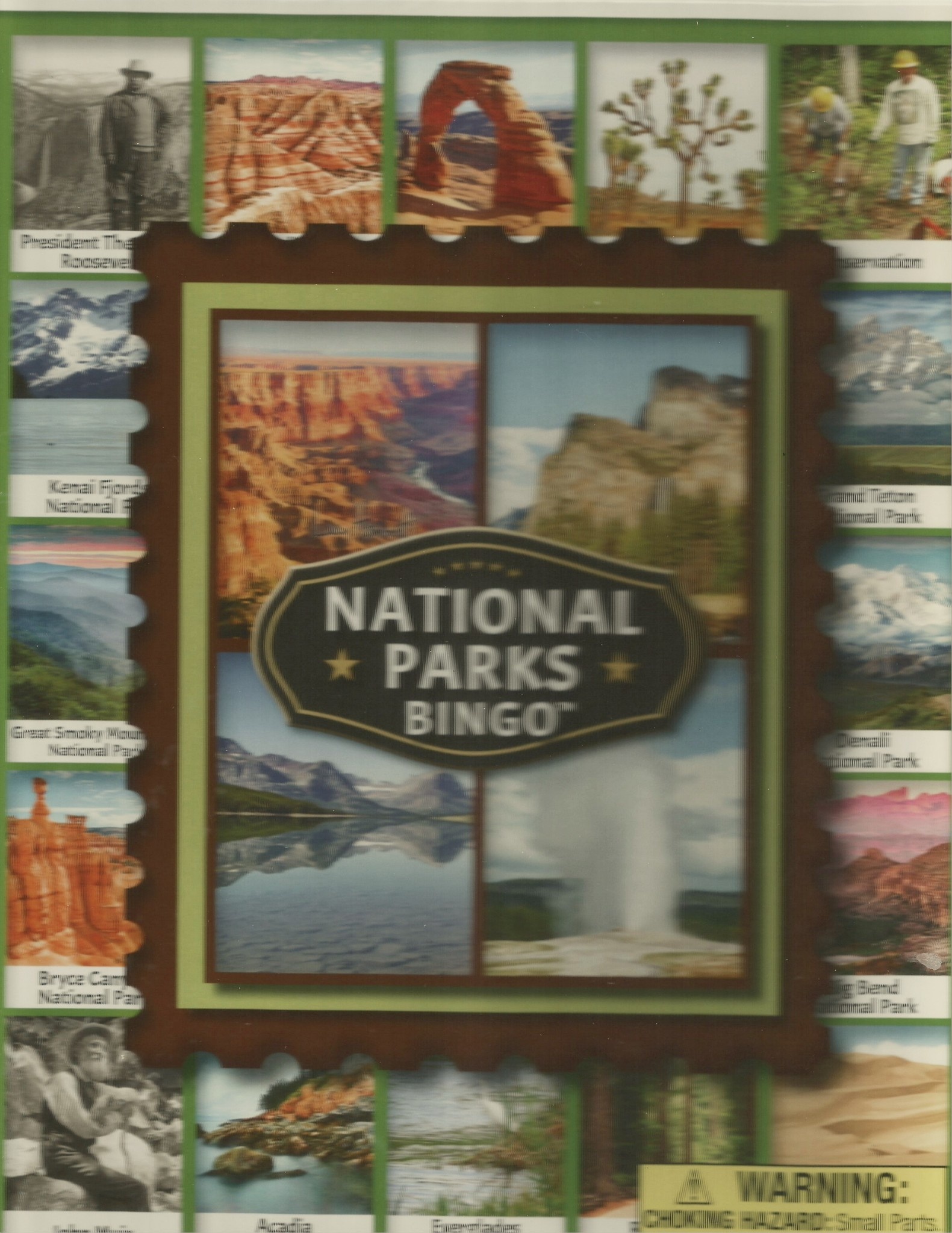 National Parks Bingo - YGM Shop