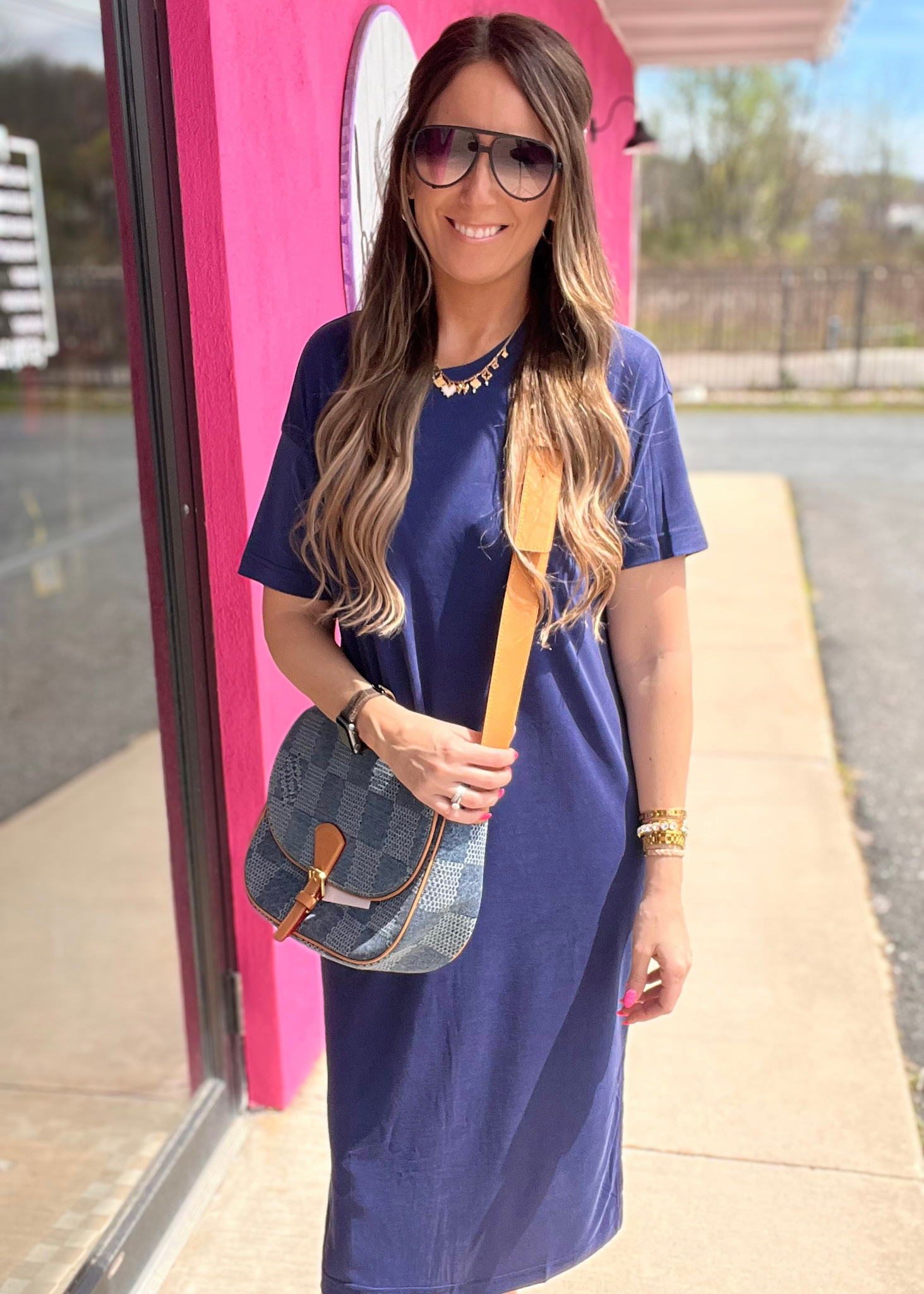 Remina T-Shirt Dress - So Obsessed Boutique