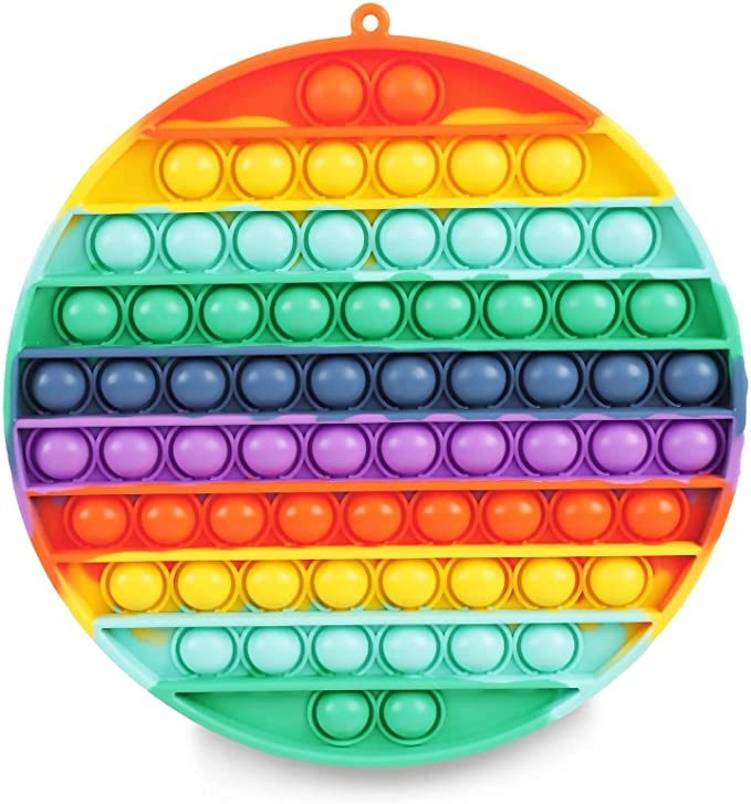 Round Pop It/Large - Rainbow - Top Notch DFW, LLC
