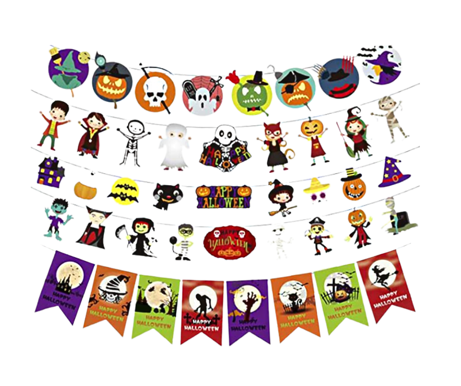 Halloween Banners Set - 6 Pcs - Top Notch DFW, LLC