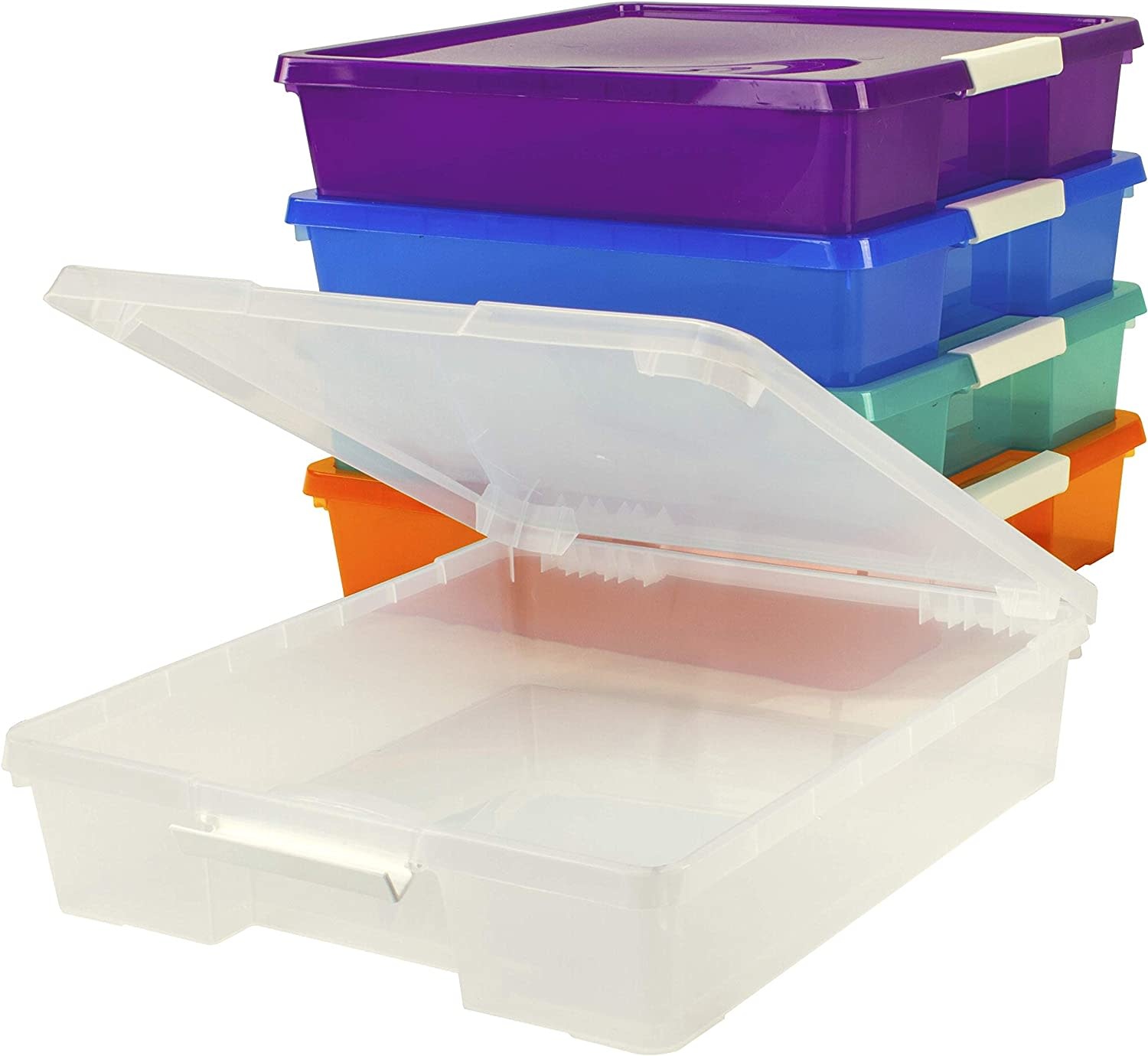 Stacking Plastic Organizers- Set of 5 - Top Notch DFW, LLC