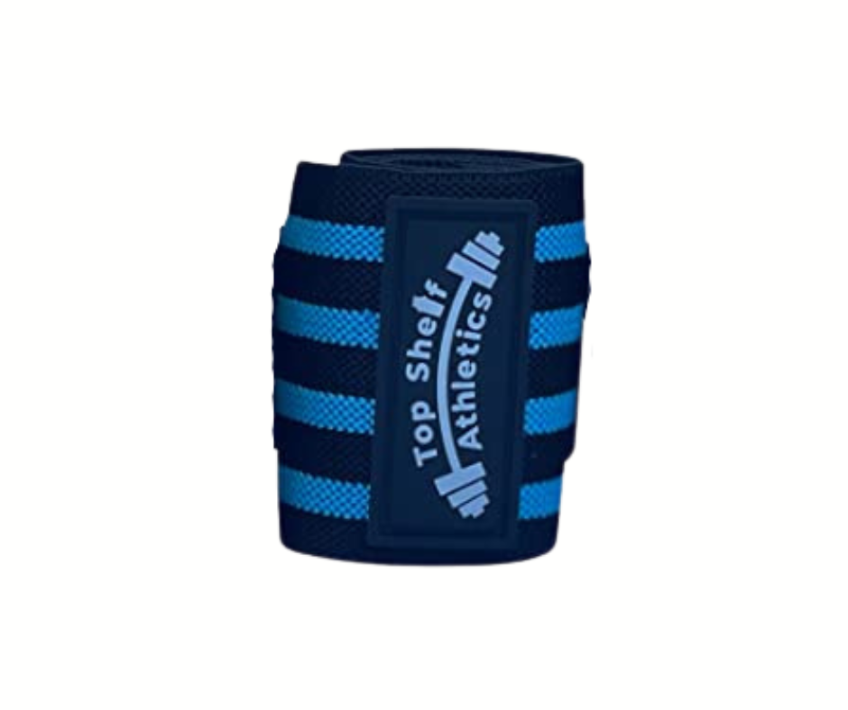 Flexible Lifting Wrist Wraps - Blue - Top Notch DFW, LLC