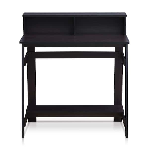 32 in. Rectangular Walnut Computer Desk with Hutch - Top Notch DFW, LLC