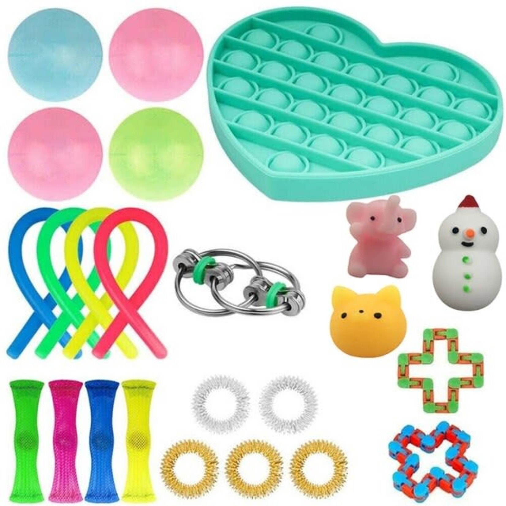 Sensory Toys Set- 24 Pcs - Top Notch DFW, LLC