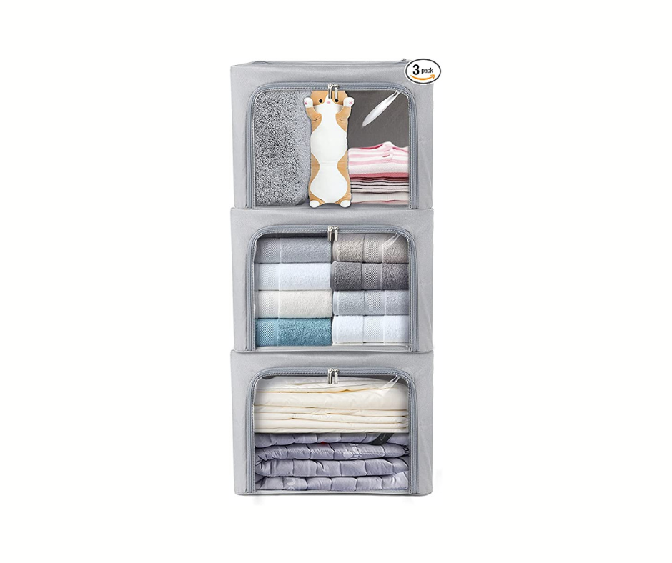 Stackable Closet Organizer- Set Of 3 - Top Notch DFW, LLC