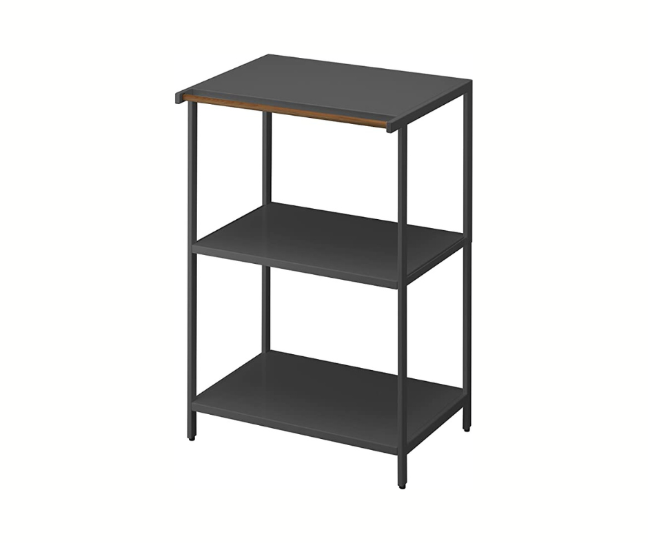 3-Tier Black Alloy Steel Shelf Organizer - Sleek - Top Notch DFW, LLC