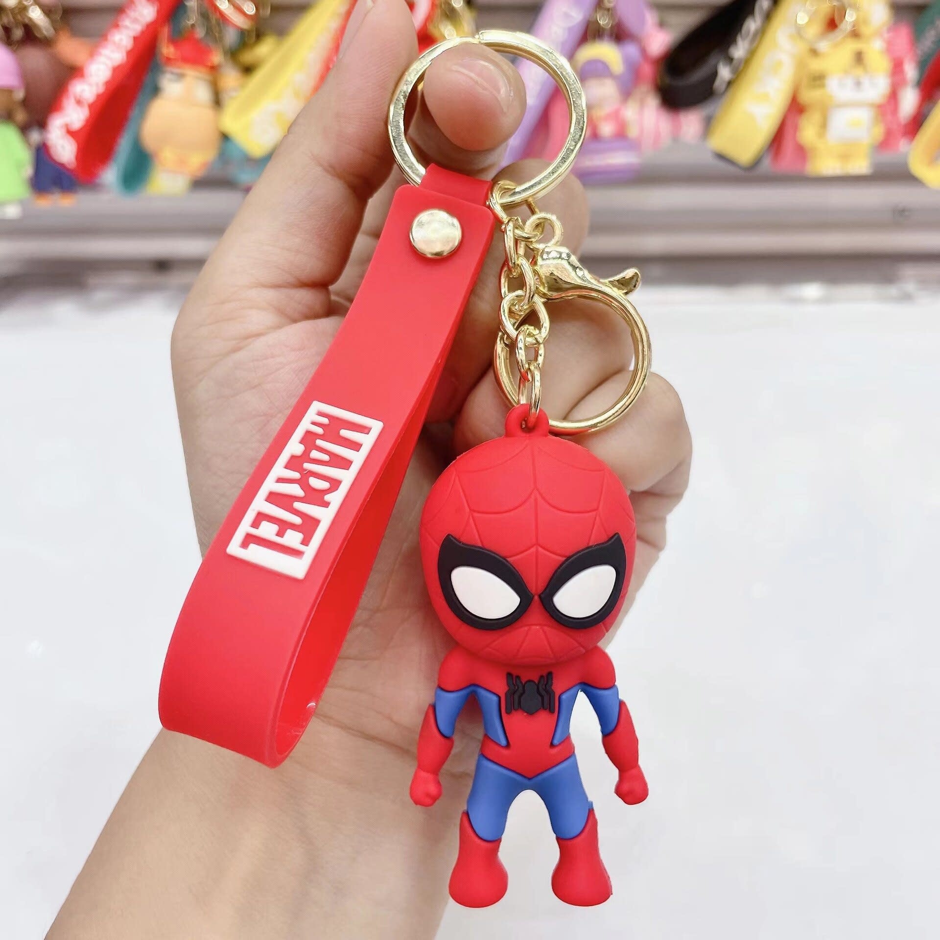 Spider-Verse Keychains - Top Notch DFW, LLC