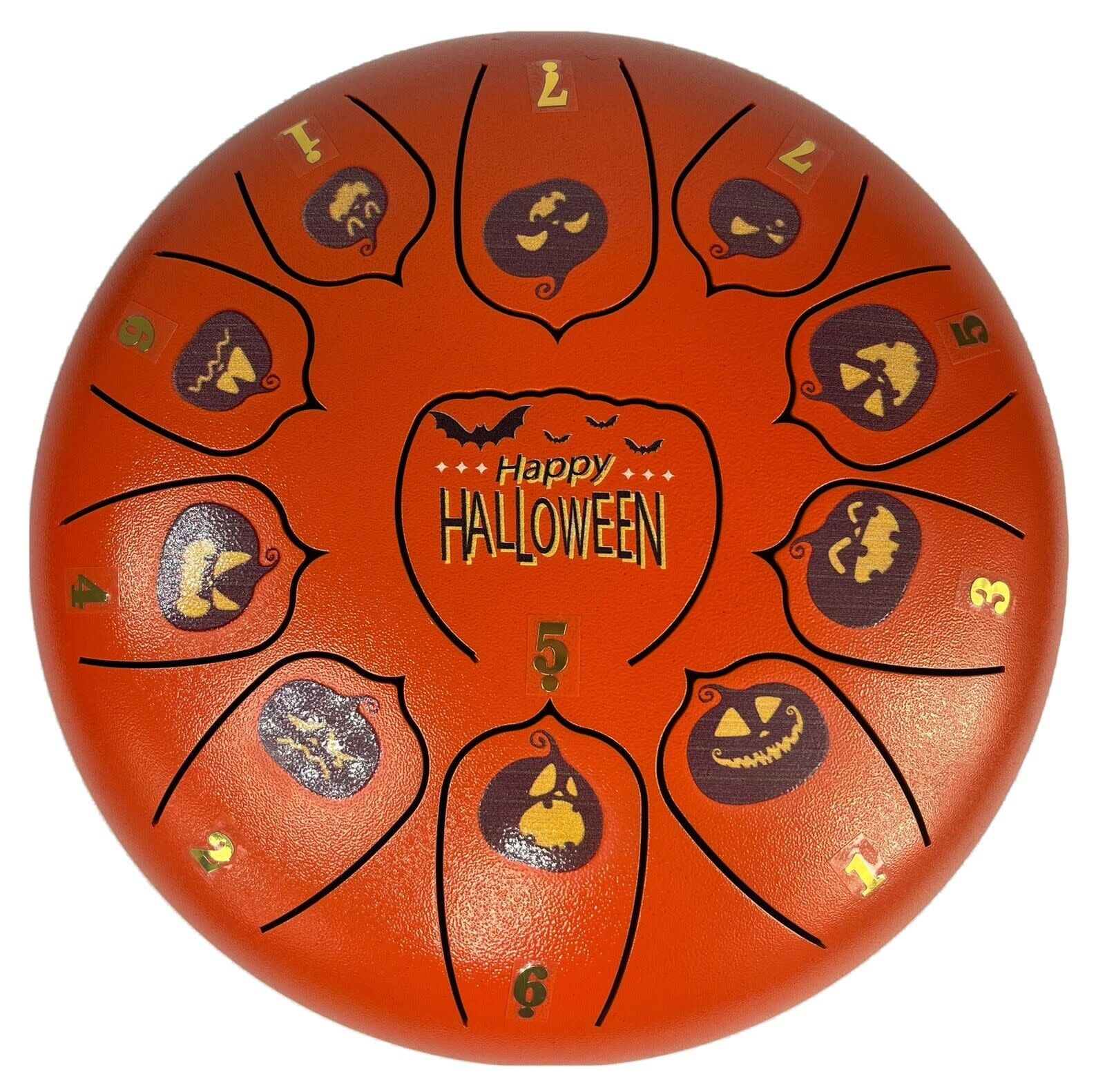 Halloween 6" Steel Tongue Drum Set - Top Notch DFW, LLC