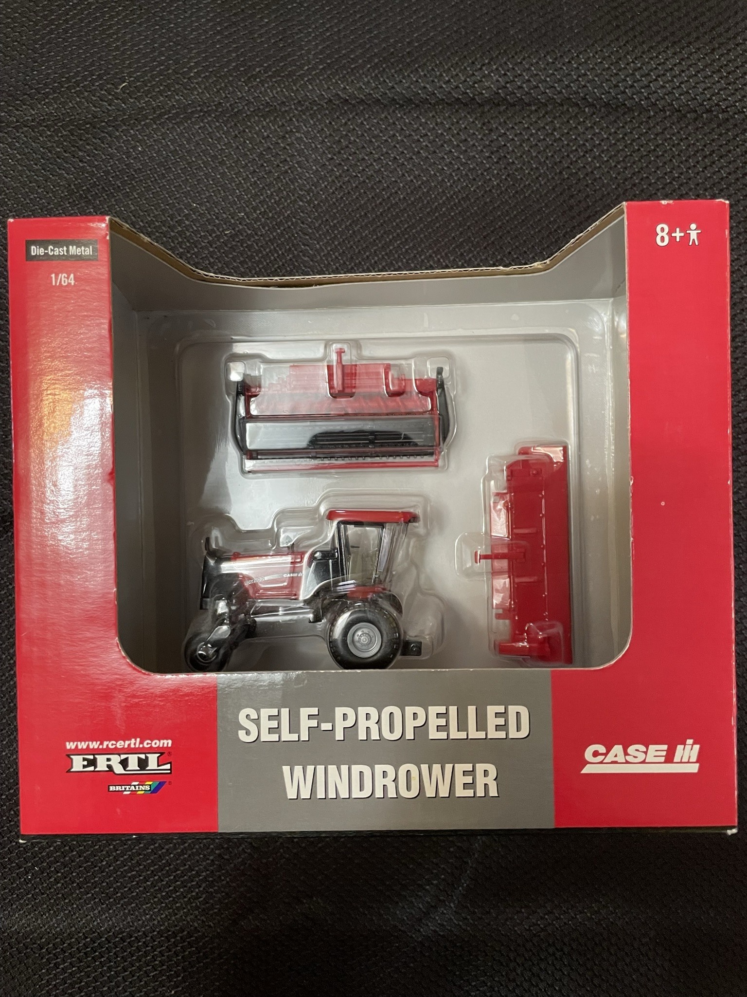 1/64 CaseIH WDX1902 Self-Propelled Windrower - SNS Farm Toys