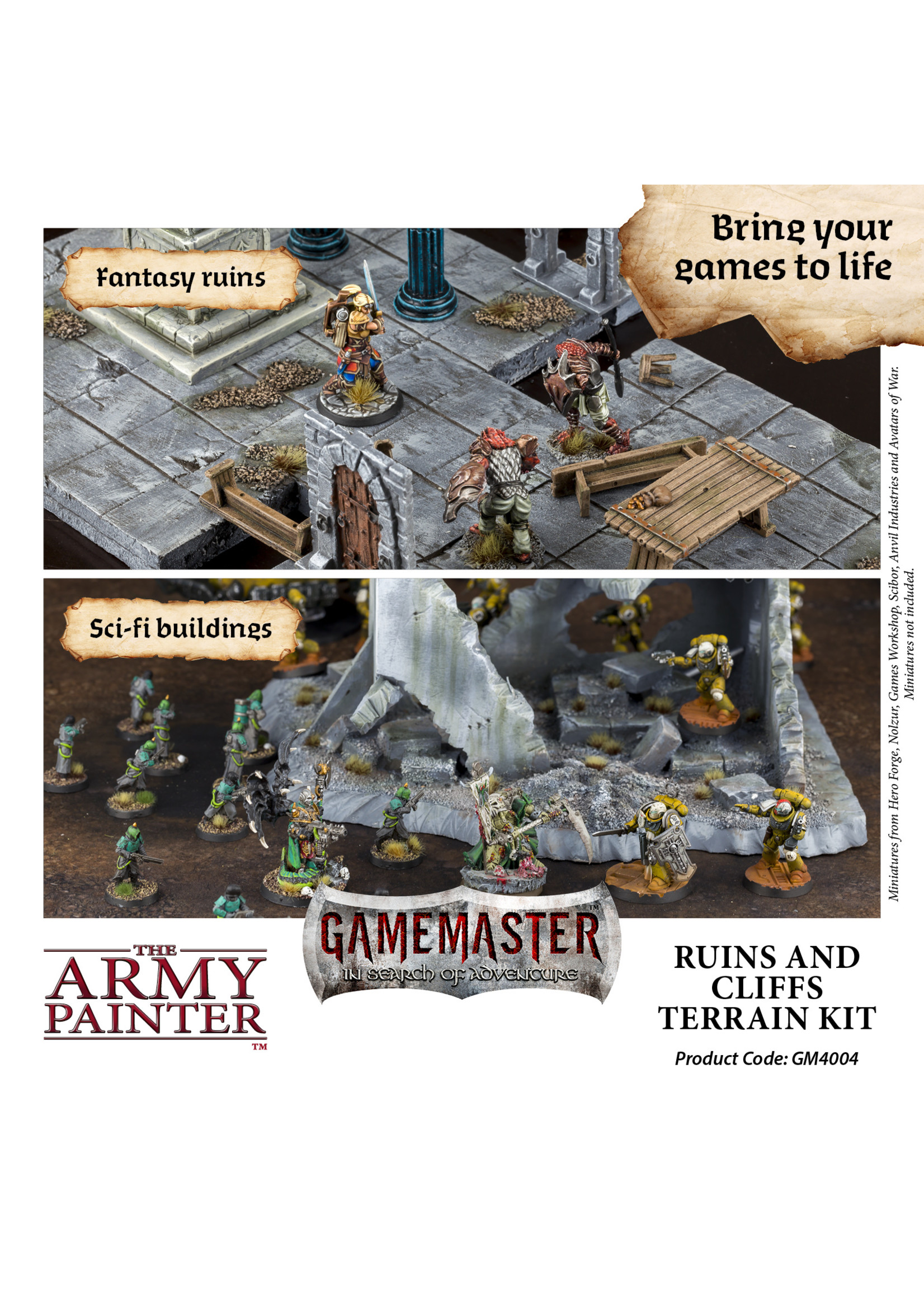 Gamemaster: Ruins & Cliffs Terrain Kit - La boutique Tabletop