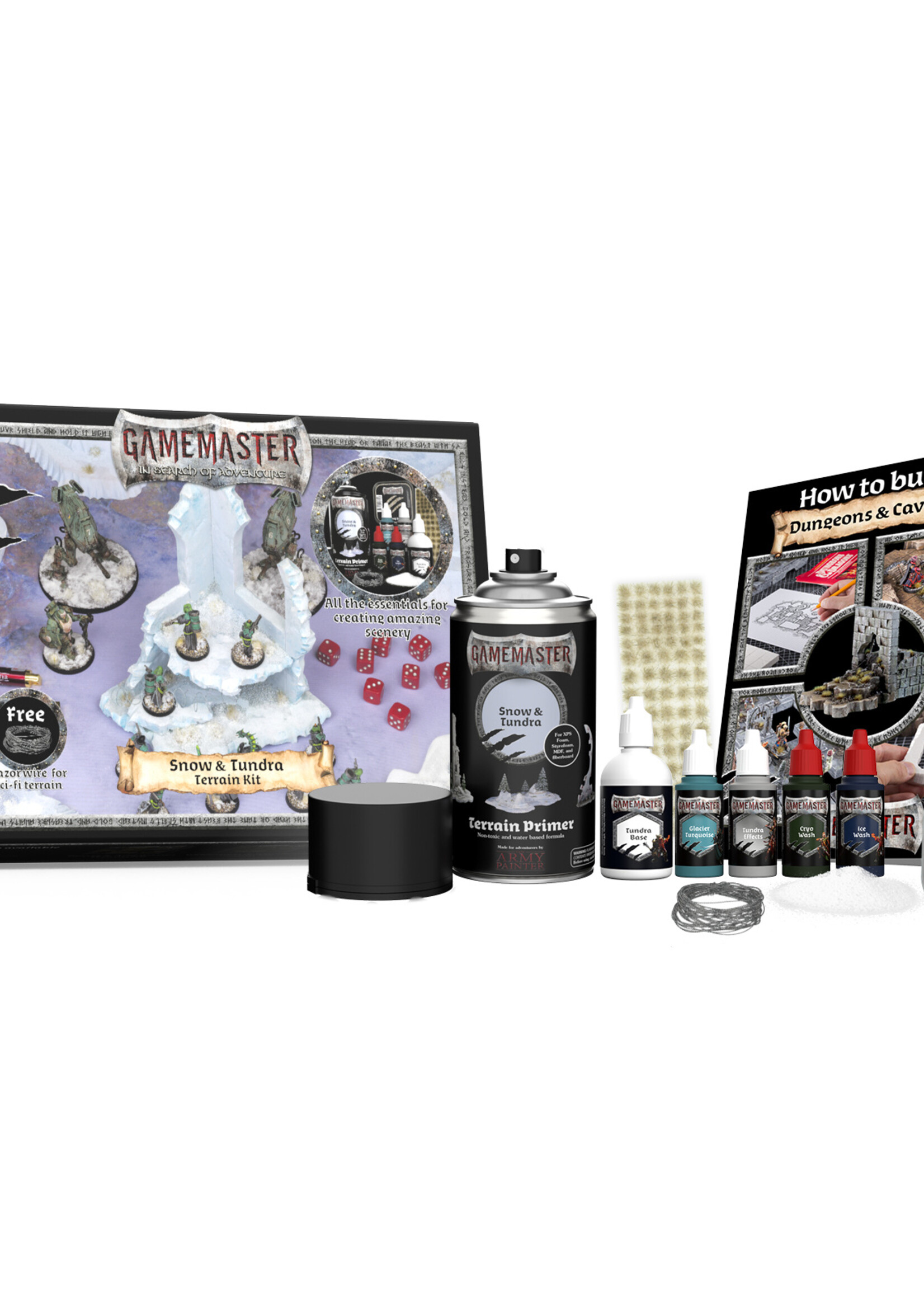 Gamemaster: Snow & Tundra Terrain Kit - La boutique Tabletop