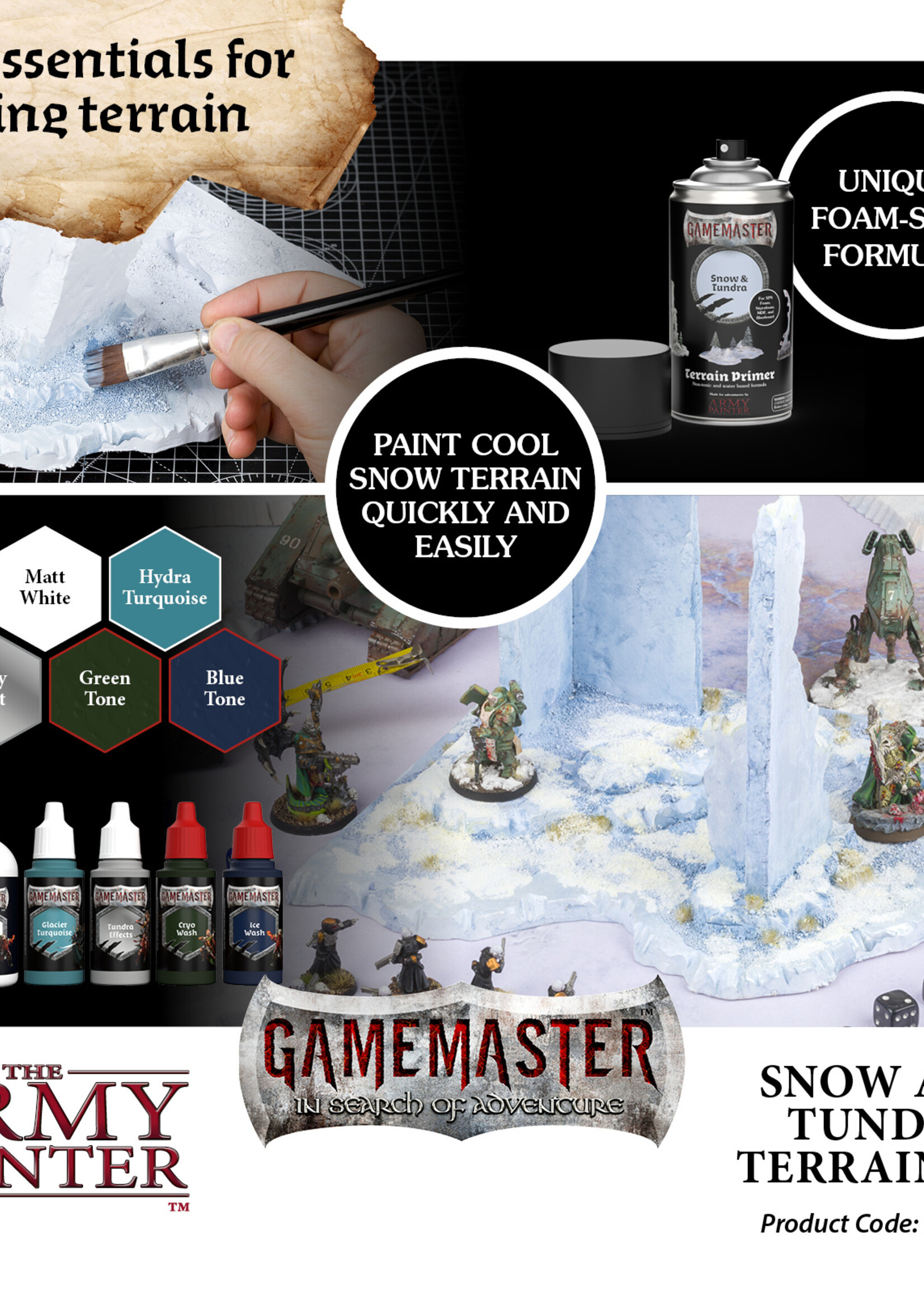 Gamemaster: Snow & Tundra Terrain Kit - La boutique Tabletop