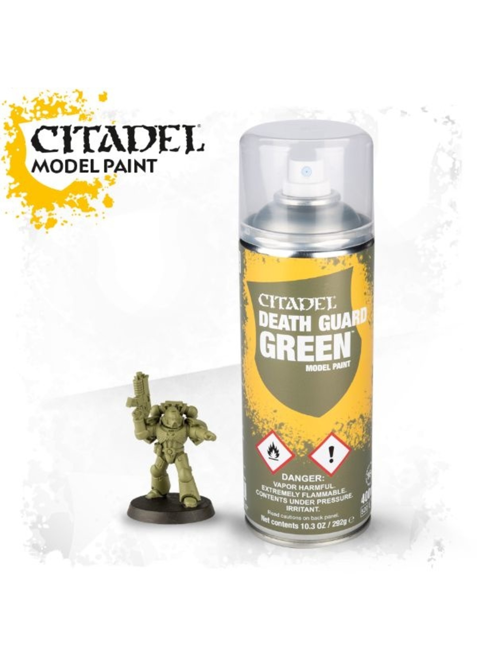 Death Guard Green - Aérosol Citadel Spray - La boutique Tabletop