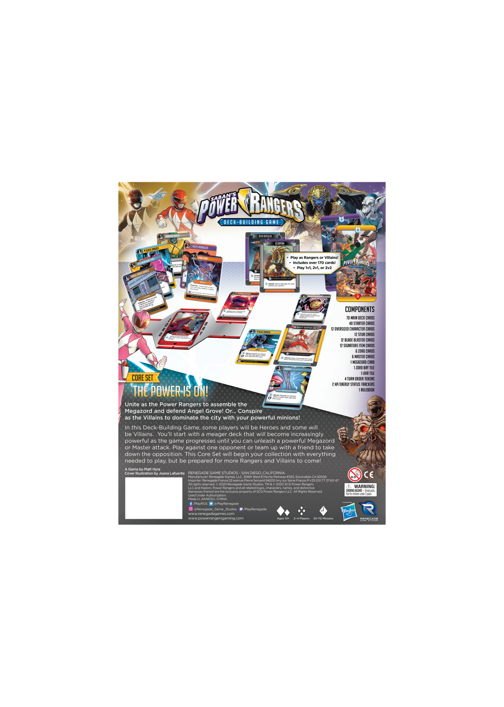 Power Rangers Deck-Building Game - La boutique Tabletop