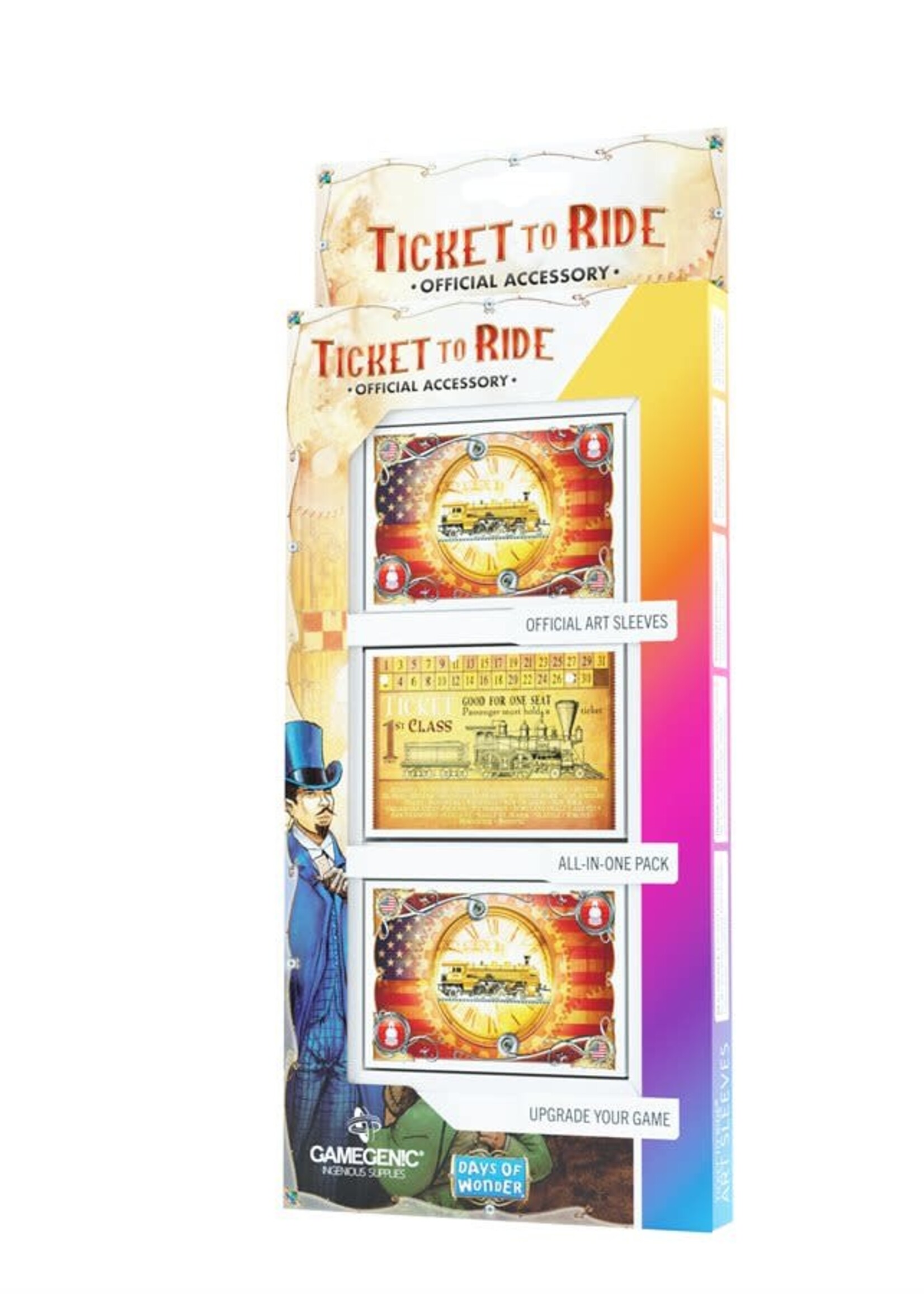 Ticket to Ride Official Art Sleeves - La boutique Tabletop