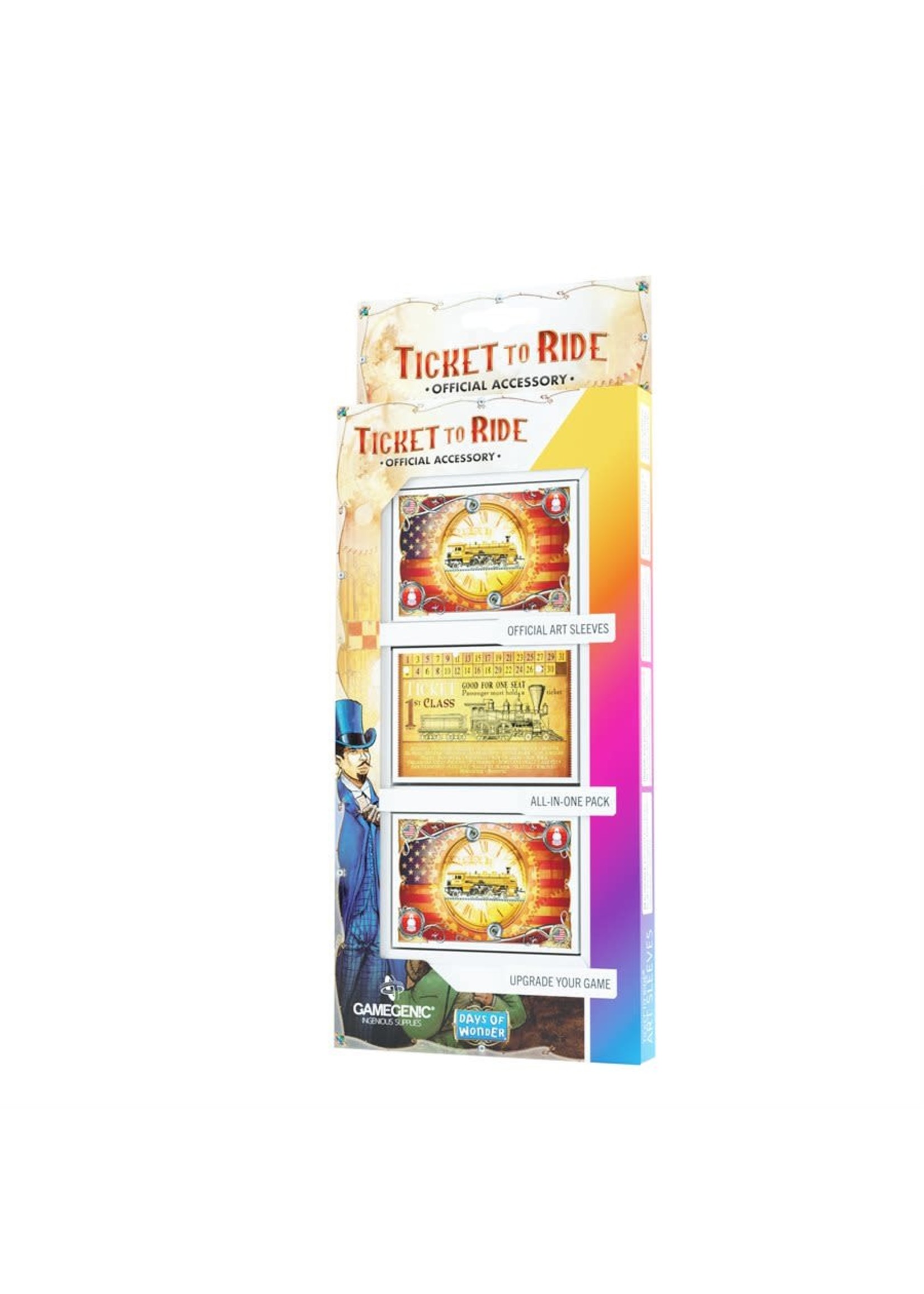 Ticket to Ride Official Art Sleeves - La boutique Tabletop