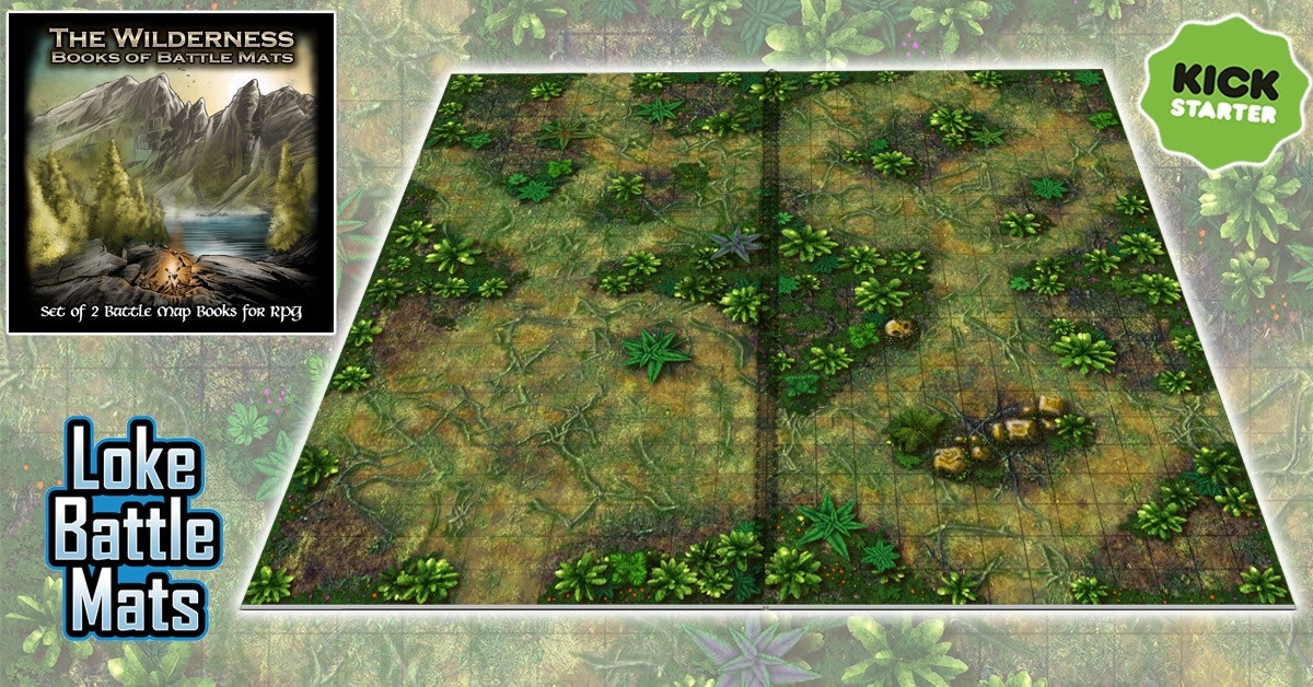 The Wilderness : Books of Battle Mats - Sets of 2 Battle Map Books for ...