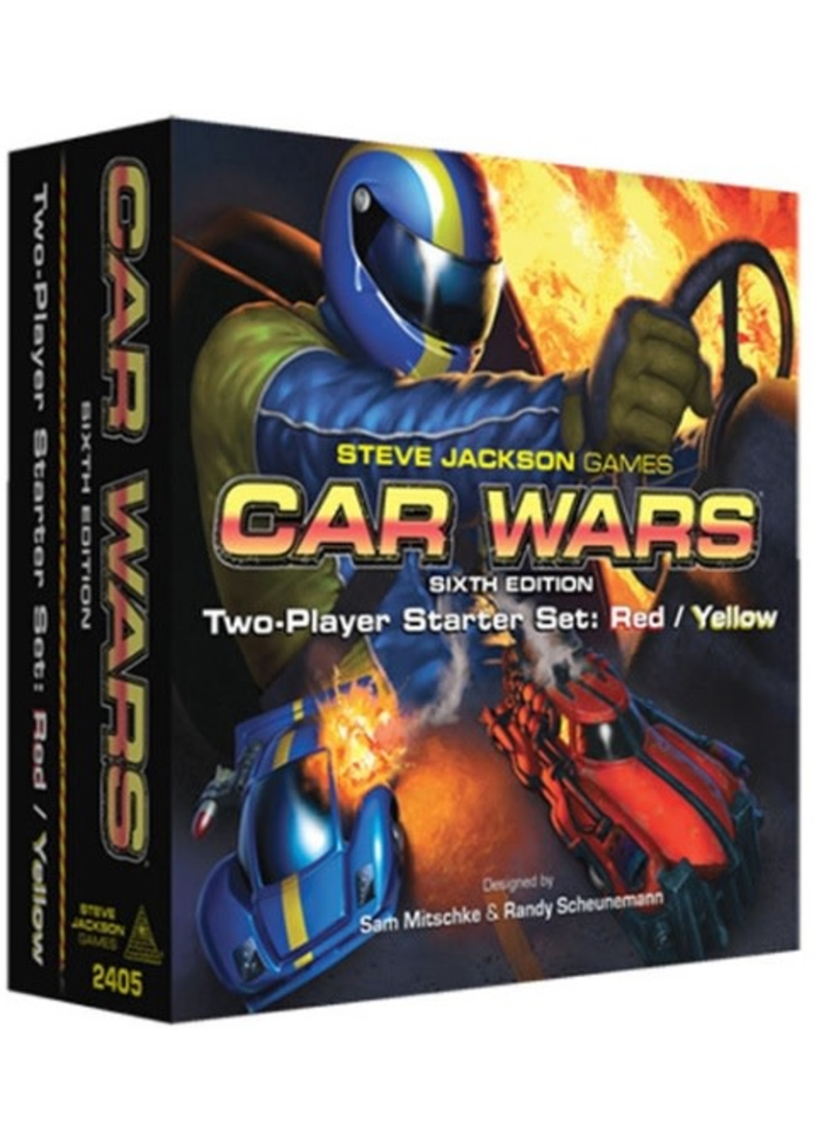 Car Wars Two-Player Starter Set - Red/Yellow - La boutique Tabletop