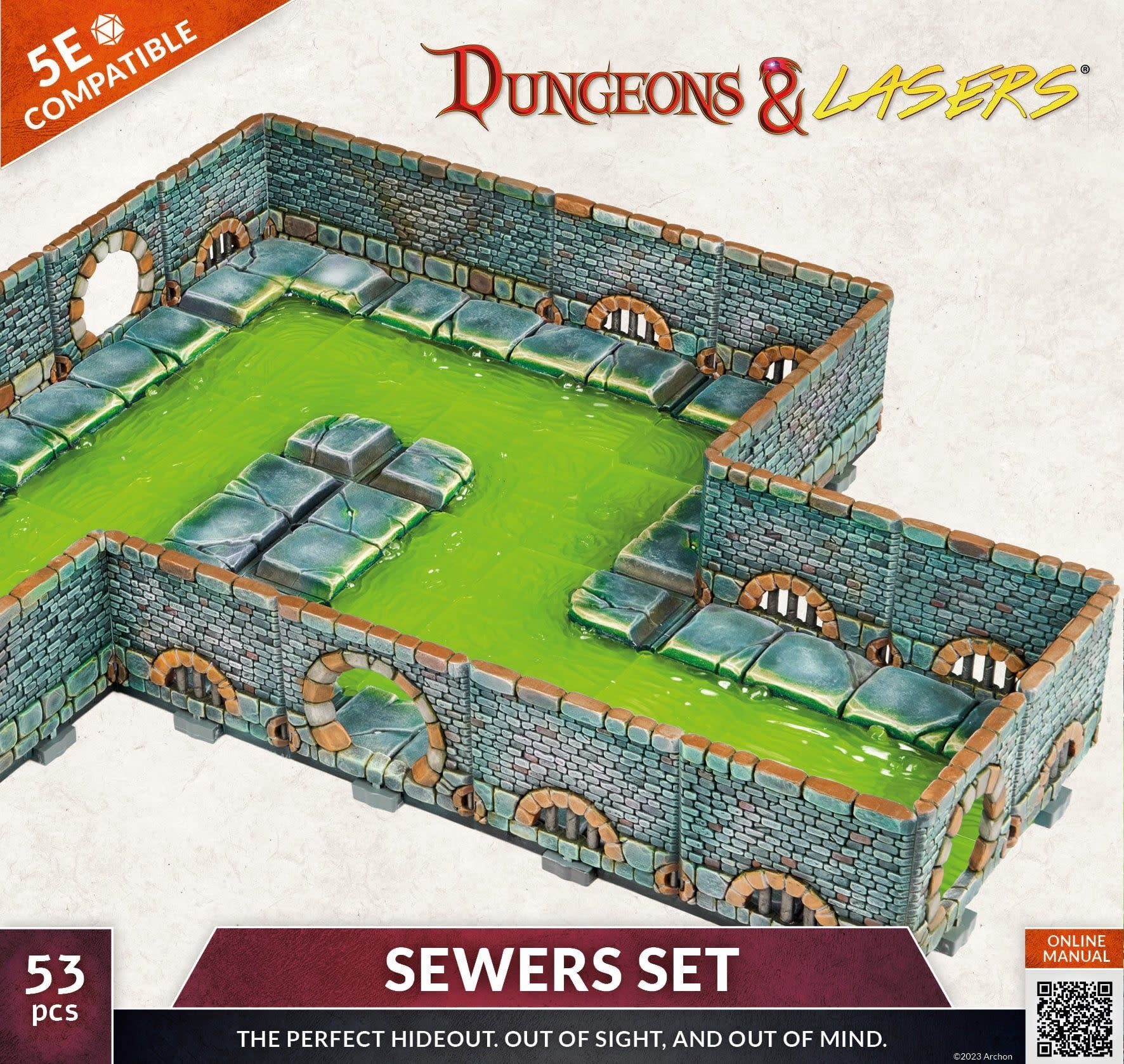 Sewers Set - Dungeons & Lasers - La boutique Tabletop