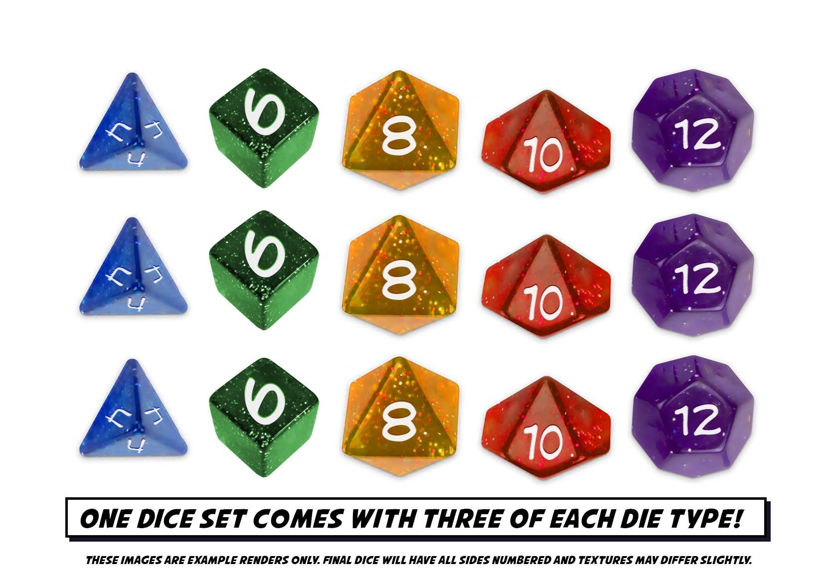 Sentinel Comics RPG Custom Dice Set - La boutique Tabletop