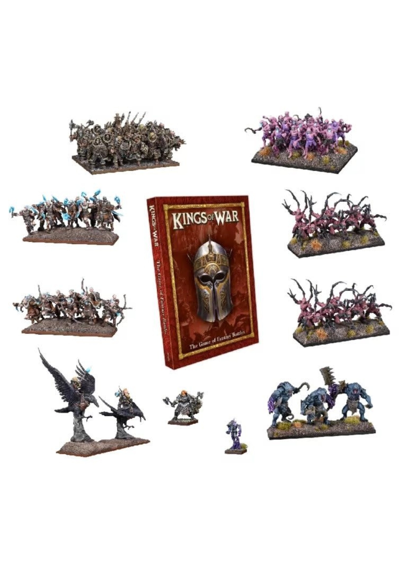 Ice and Shadow 2 Player Starter Set - Kings of War - La boutique Tabletop