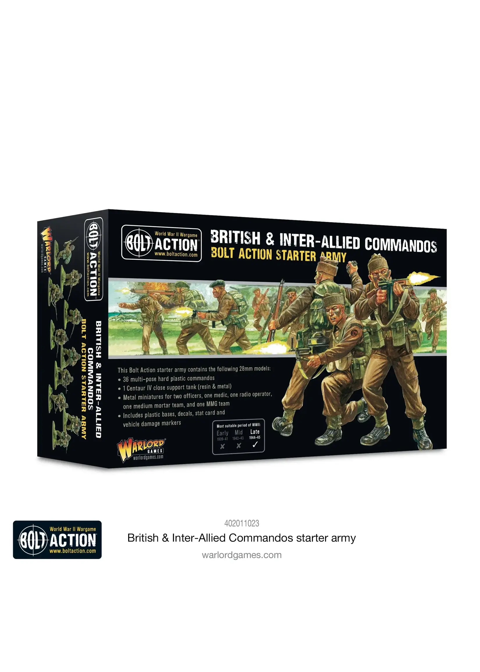 British & Inter-Allied Commandos Starter Army - Bolt Action - La ...