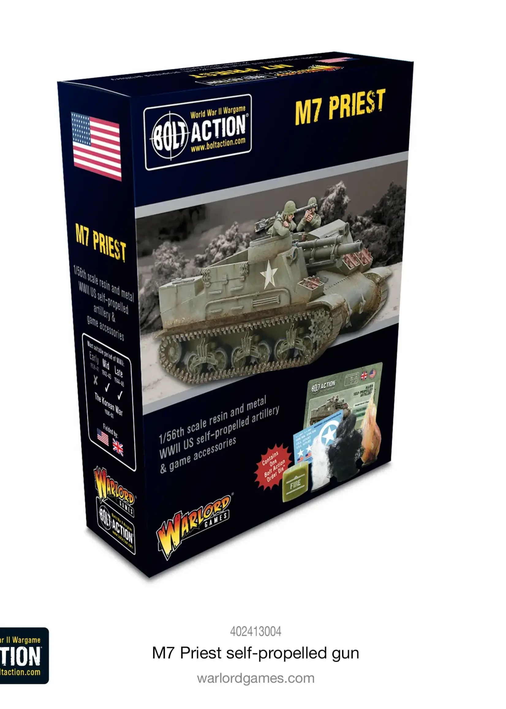 M7 Priest Self-Propelled Gun - Bolt Action - La boutique Tabletop