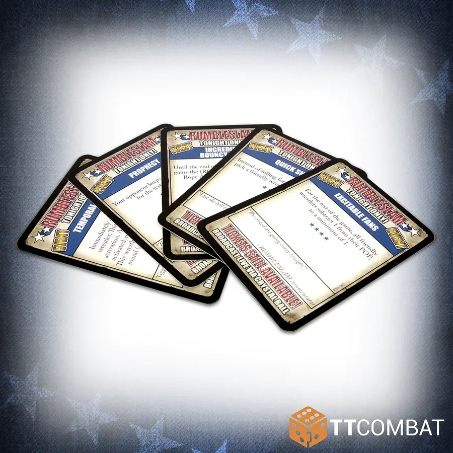Rumbleslam Event Cards - La boutique Tabletop