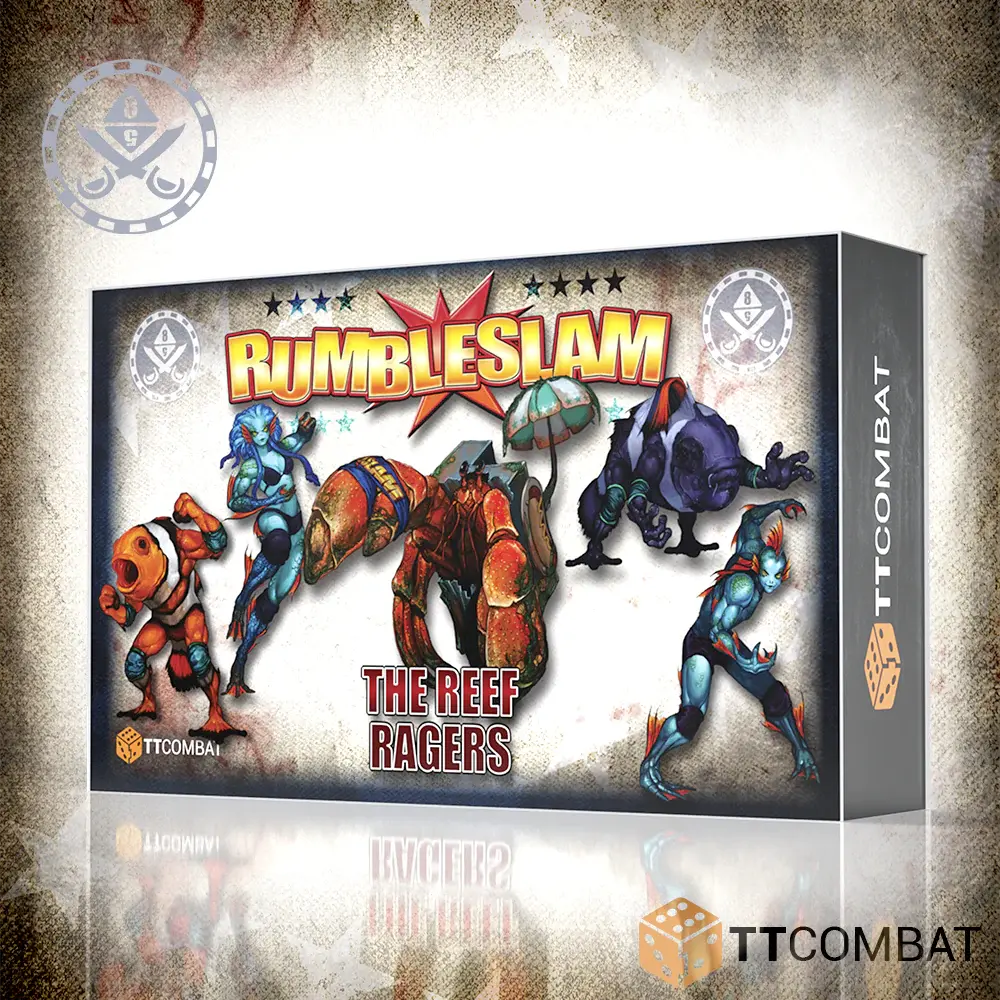The Reef Ragers - Pieces of D8 - Rumbleslam - La boutique Tabletop