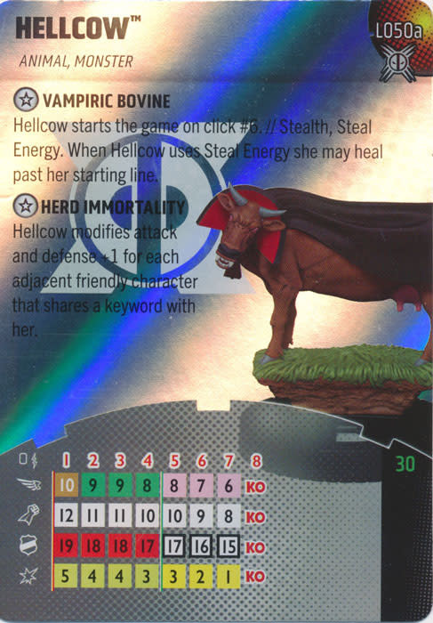 WizKids dwxL050a Hellcow Legacy Card - La boutique Tabletop