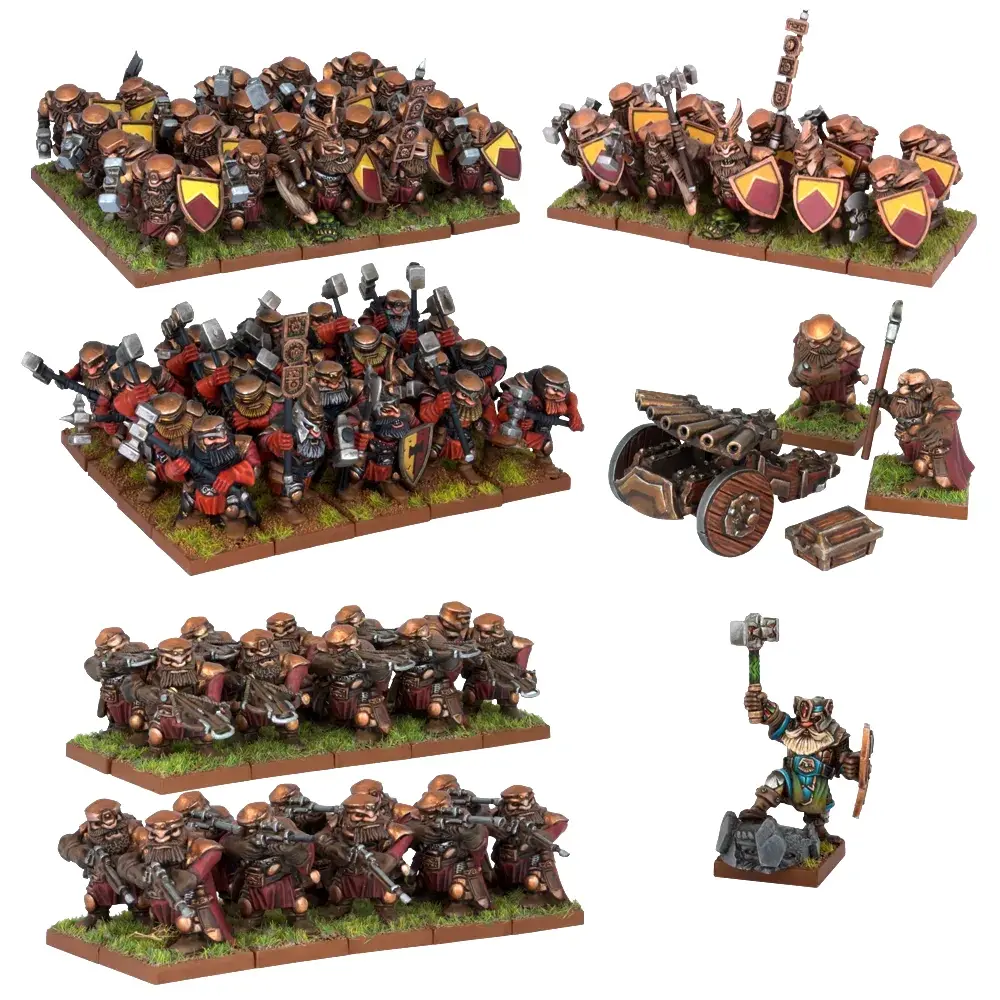 Dwarf Army - King of War - La boutique Tabletop