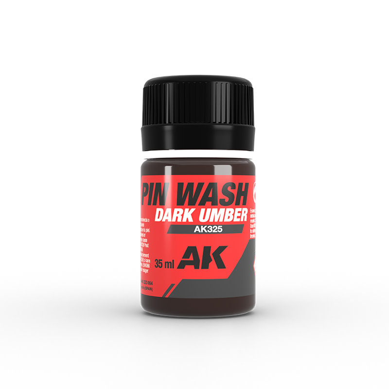 Dark Umber Pin Wash 35 ml - AK Interactive - La boutique Tabletop