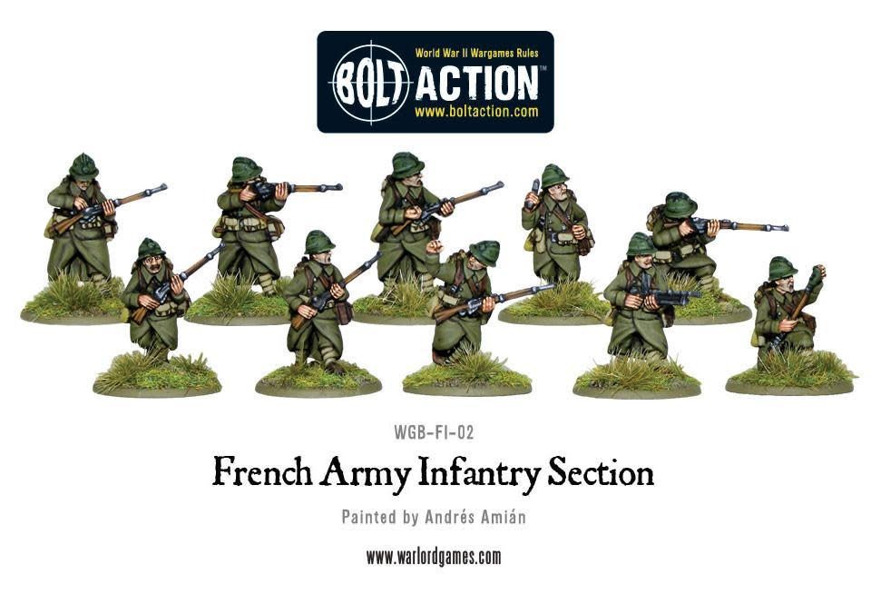 Warlord Games French Army Infantry Section - Bolt Action - La boutique ...