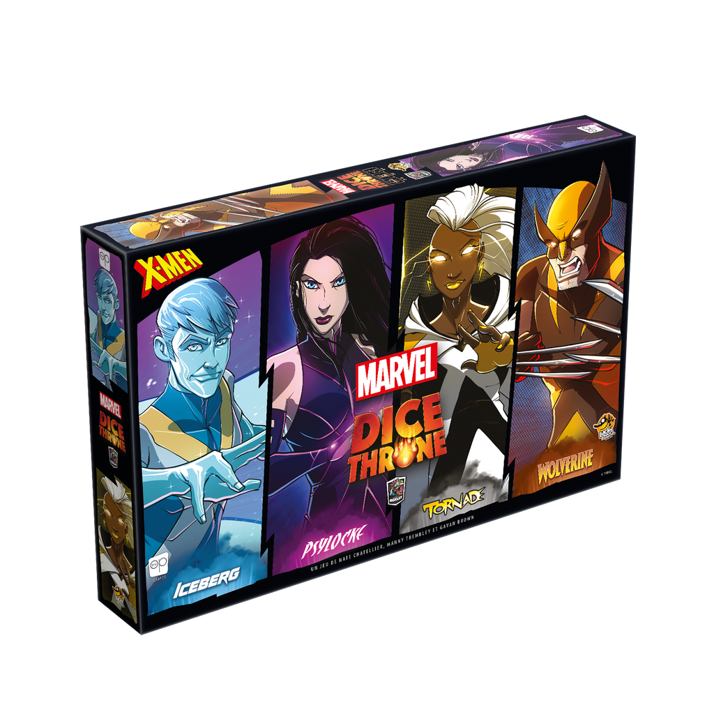 Dice-Throne X-Men: Iceberg, Psylocke, Tornade et Wolverine (FR) - La ...
