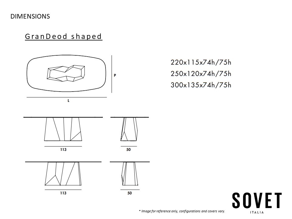 GRANDEOD RECTANGULAR DINING TABLE. - Westhill Interiors
