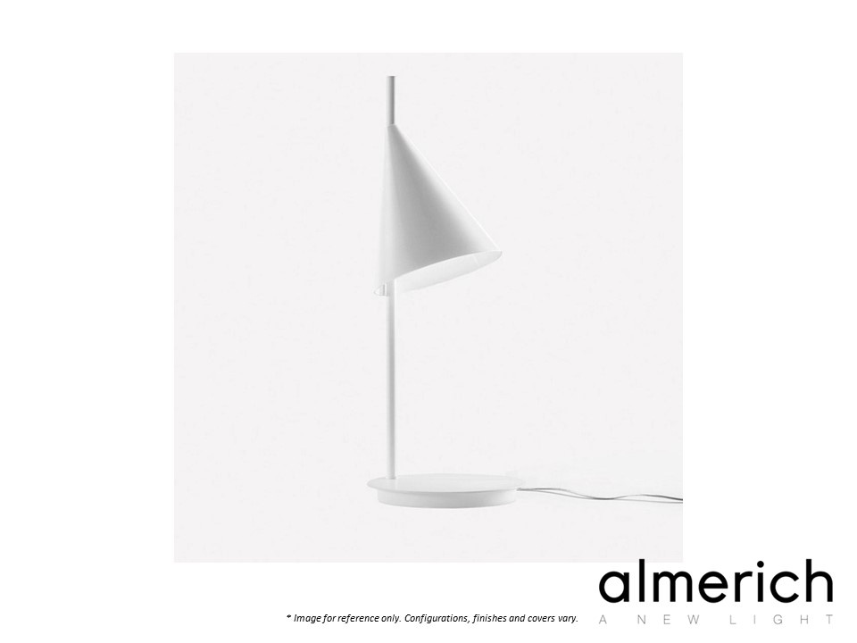 CONE TABLE LAMP - WHITE - Westhill Interiors