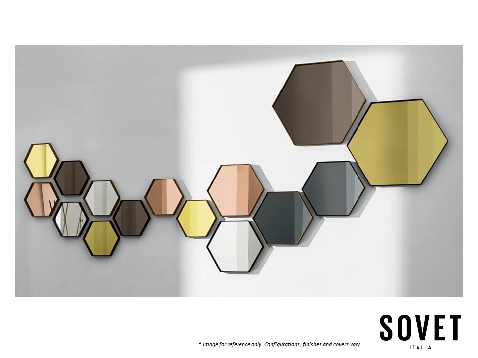 VISUAL HEXAGONAL MIRROR. - Westhill Interiors
