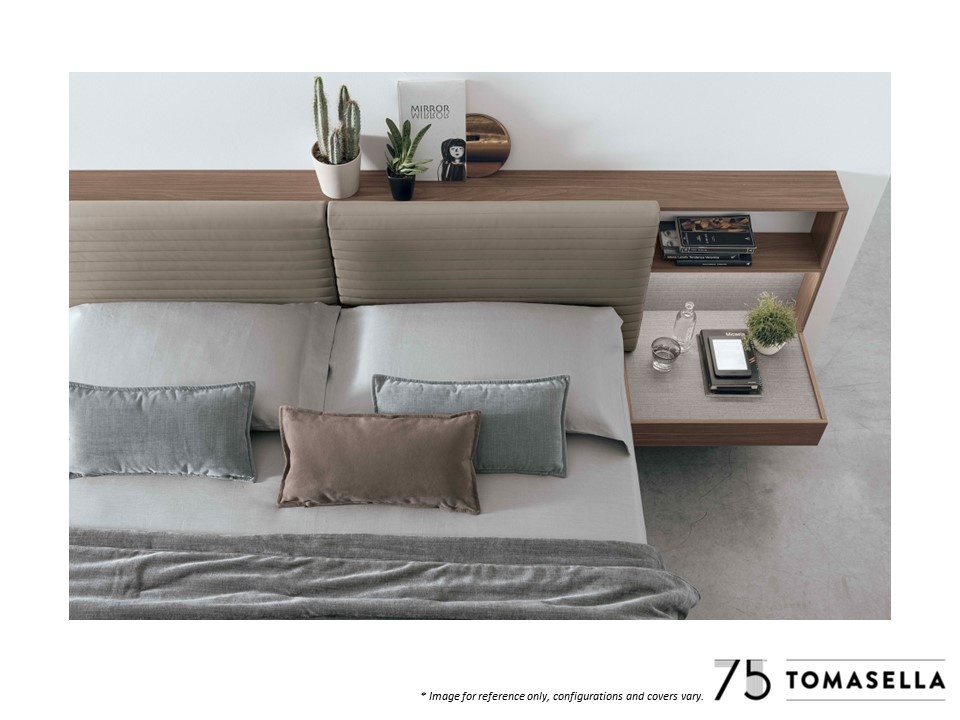 YUKI QUEEN BED FRAME. - Westhill Interiors