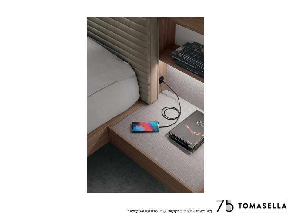 YUKI QUEEN BED FRAME. - Westhill Interiors