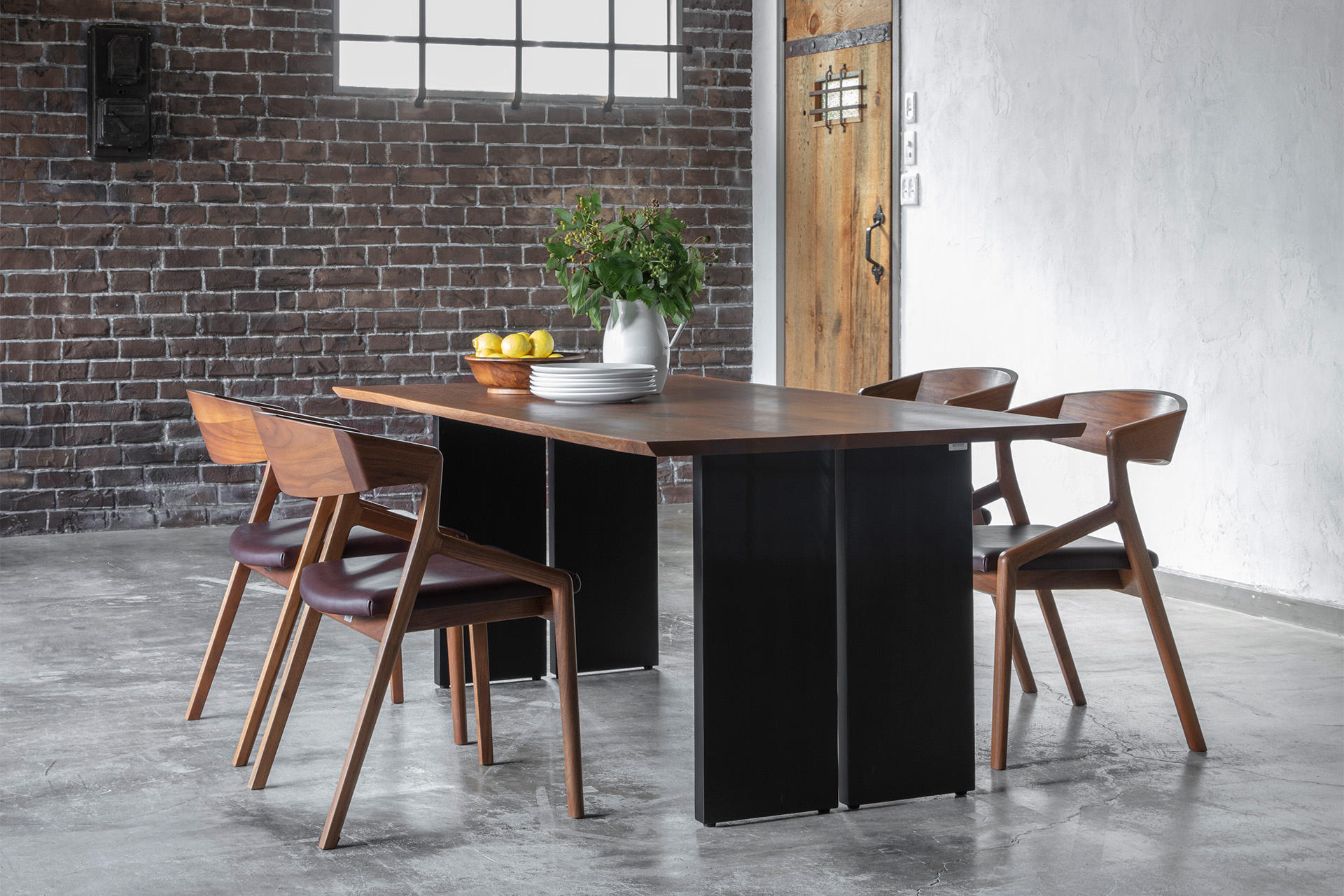 KENTA DINING TABLE | Japanese Minimalist Solid Wood Dining Table ...
