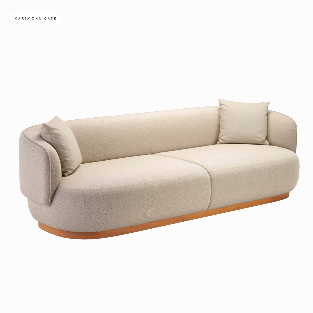 Karimoku Case A-S02 2-Seater Sofa | Japandi Solid Oak Sofa Vancouver - Westhill Interiors