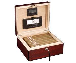 Diamond Crown Oxford Humidor-40 Count 91/2 X 81/2 X 41/4 - Cigar Spartan