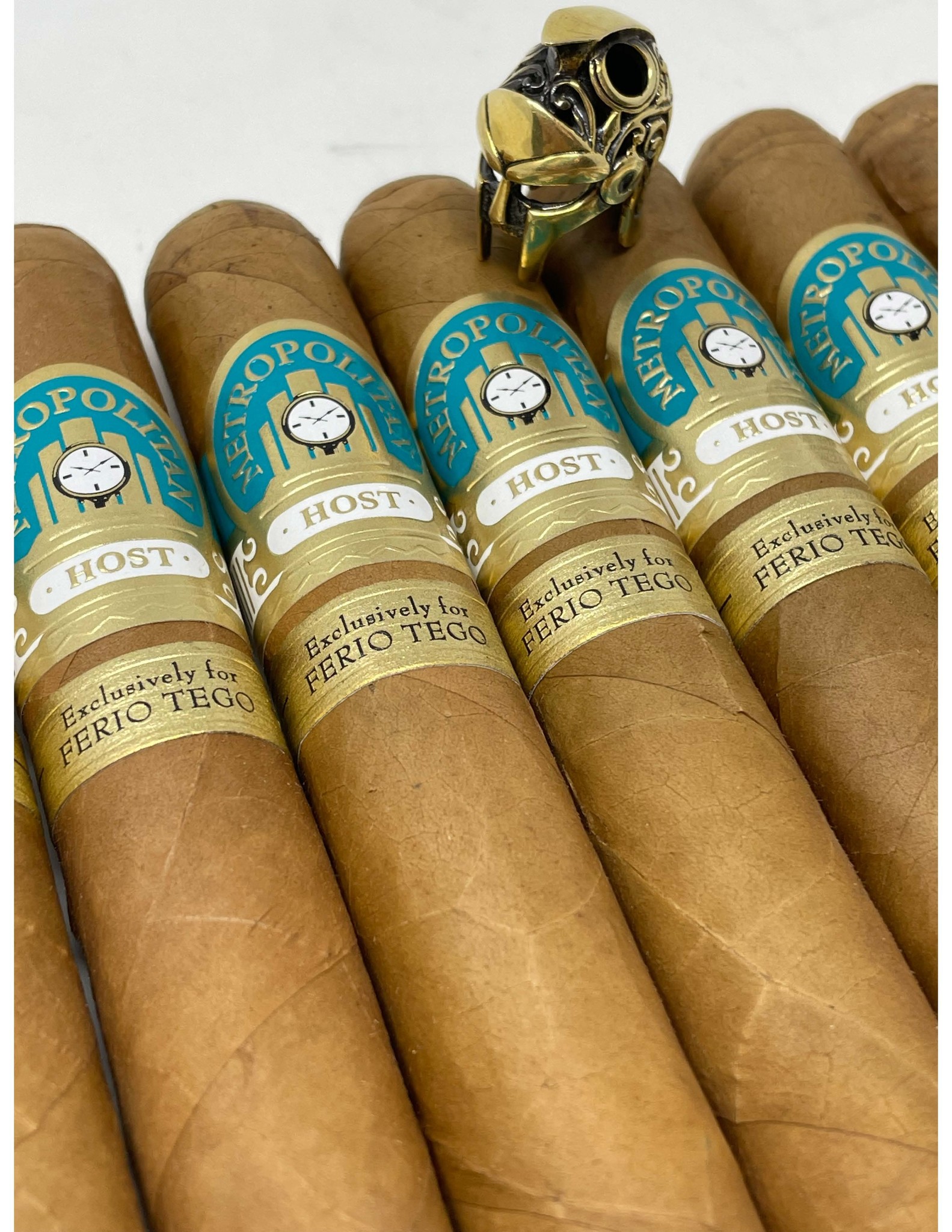 Ferio Tego Metropolitan Host Hyde Natural 60 x 6 - Cigar Spartan