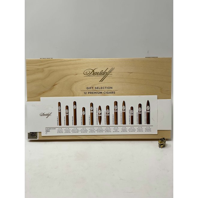 Davidoff Premium Selection 12 Cigar Assortment Gift Set - Cigar Spartan